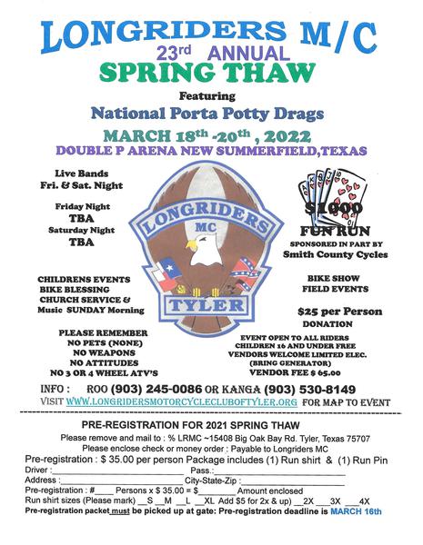 spring thaw - Ride Texas