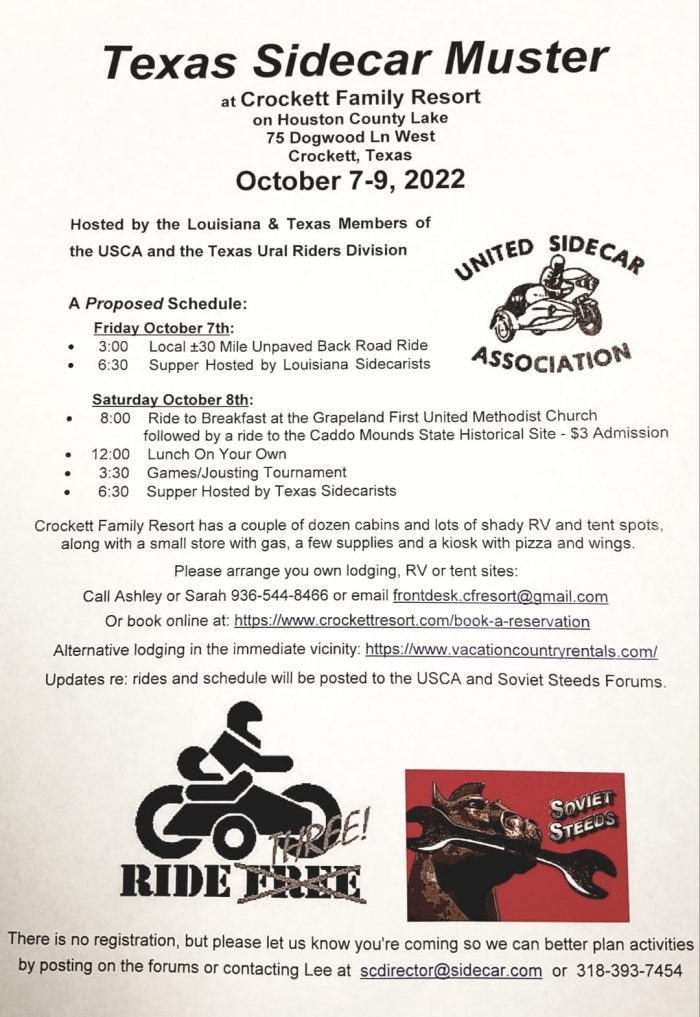 texas sidecar muster - Ride Texas : Ride Texas