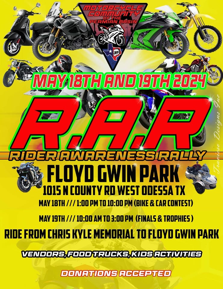 ride awareness rally - Ride Texas