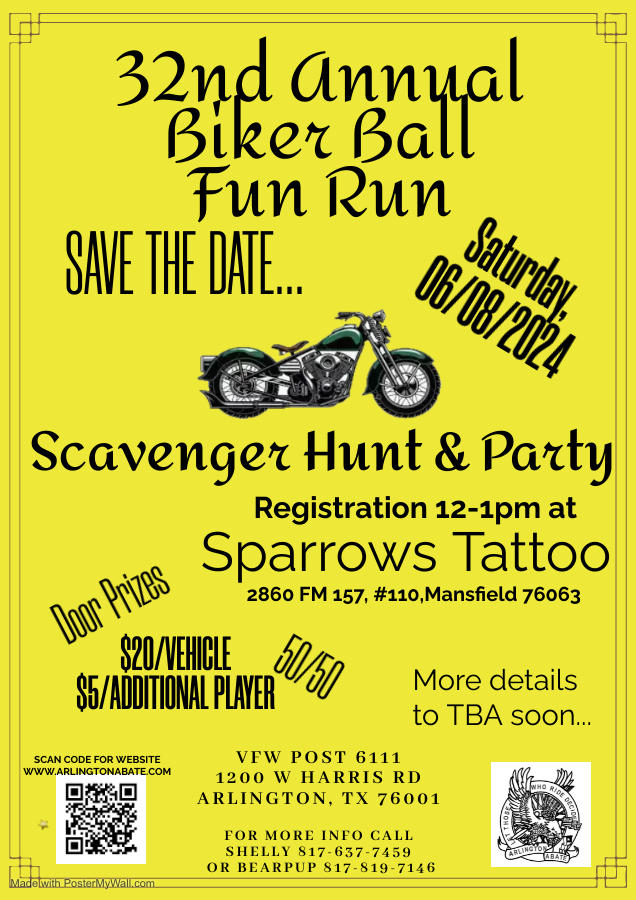 ABATE biker ball - Ride Texas