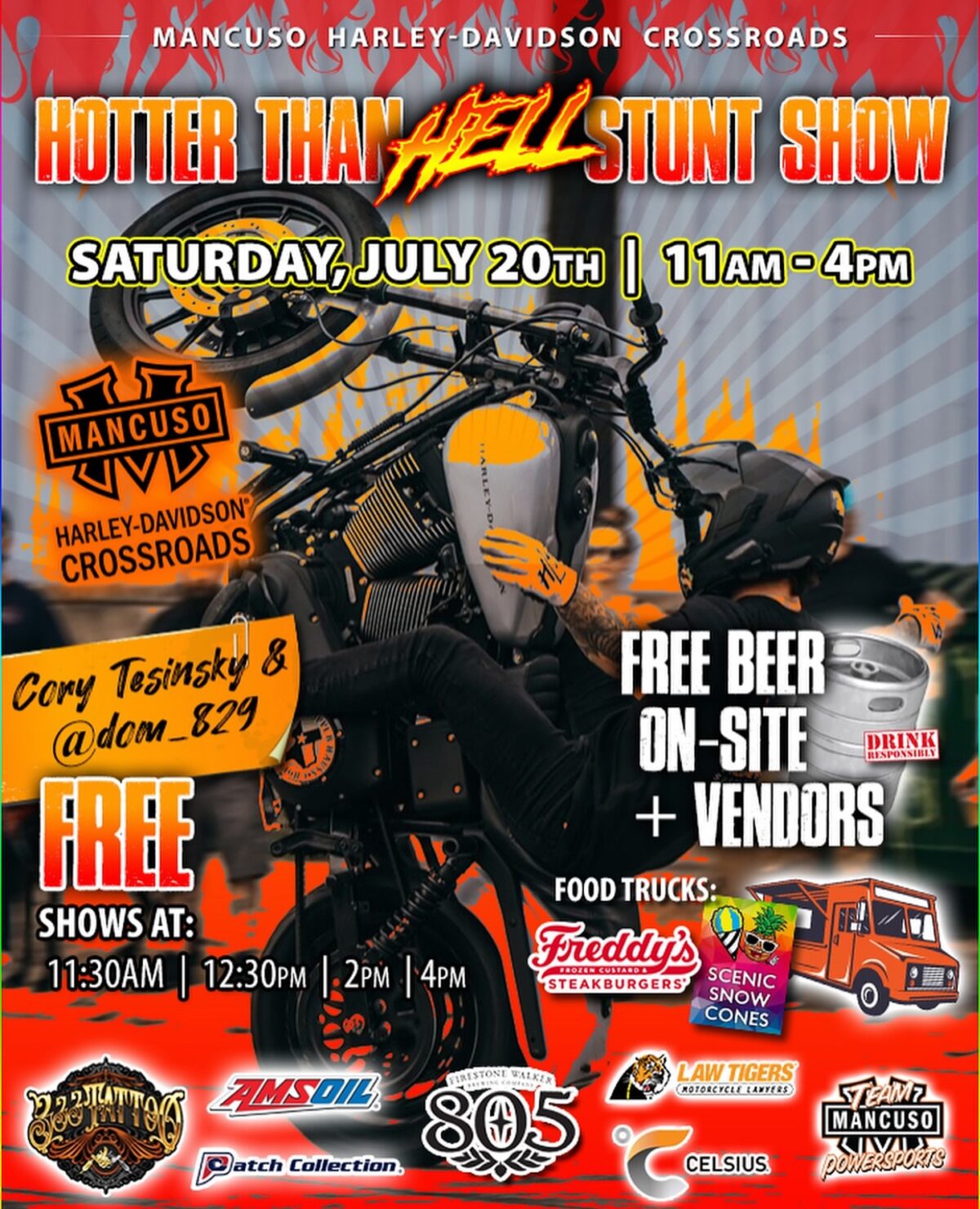 Hotter than Hell Stunt Show - Ride Texas