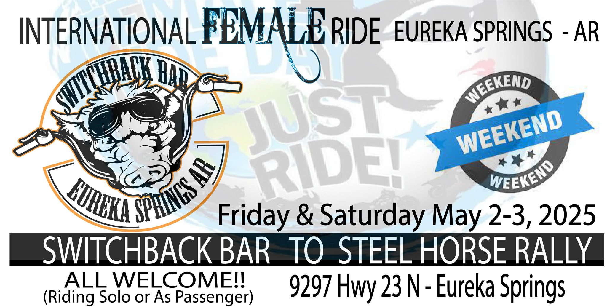 International Female Ride Day - Eureka Springs AR - Ride Texas
